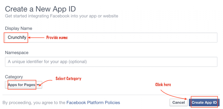 Step by Step direction to get Facebook AppId for Facebook Members ...