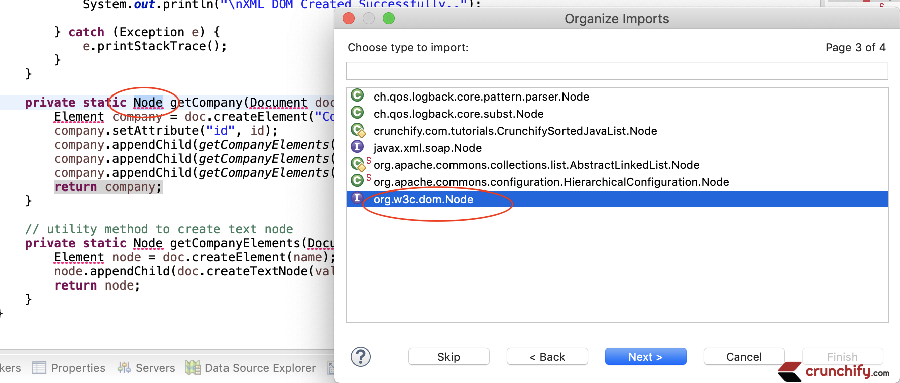 How To Import All Missing Java Packages At Once In Eclipse IDE Crunchify