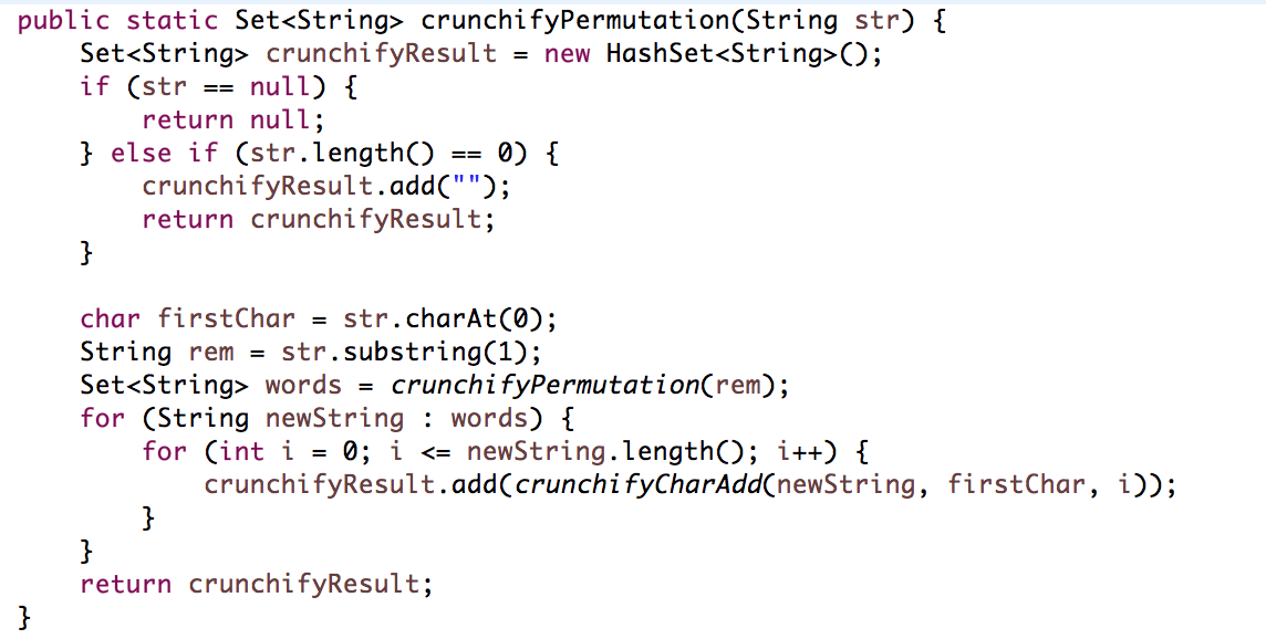 How To Find All Permutations Of A String In Java Example Crunchify