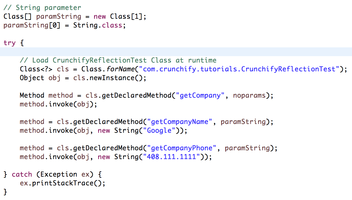 Java Reflection How To Use Reflection To Call Java Method At Runtime