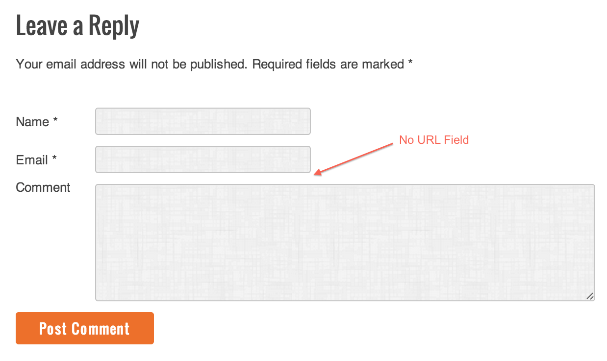 How To Remove URL Website Field From WordPress Comment Form Crunchify
