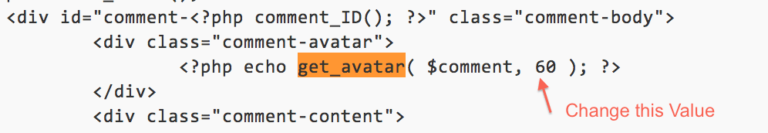 WordPress: How to Change Default Avatar Size in Comment List • Crunchify