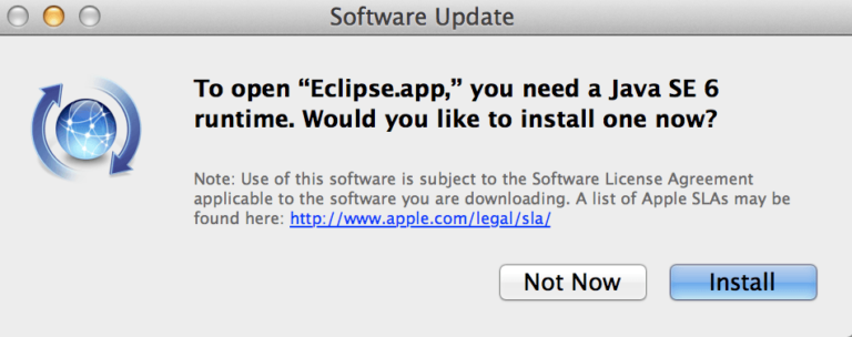 Os X Mavericks Eclipse Java Issue To Open Eclipseapp You Need Java Se 6 Runtime • Crunchify
