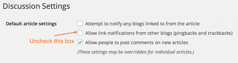 How to Disable Trackbacks and Pingbacks Completely on WordPress Site? • Crunchify