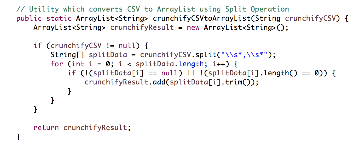 How To Read And Parse CSV Comma Separated Values File To ArrayList In 