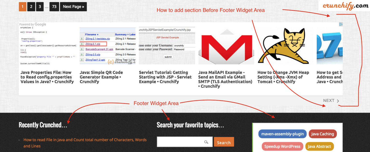 How to add an Extra Widget Section Before Footer Widget Area - Genesis ...