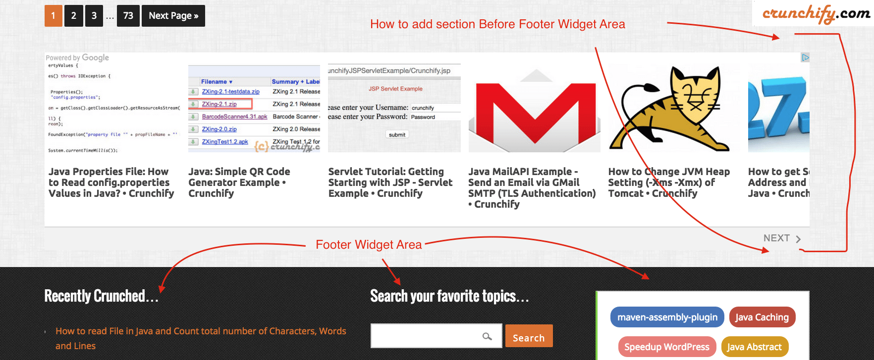 How To Add An Extra Widget Section Before Footer Widget Area Genesis 
