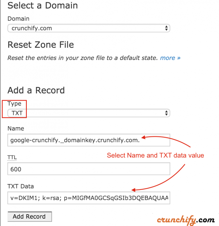 How to Configure Google Authentication TXT records successfully in cPanel for DKIM (DomainKeys ...