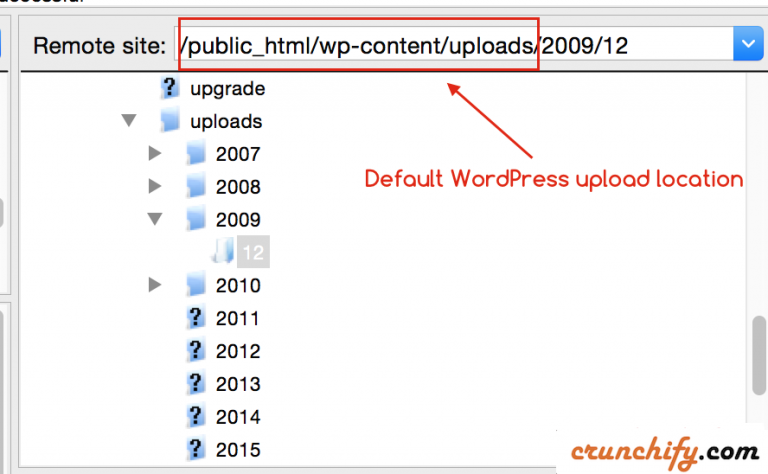 How to Change Default Media/Image Upload Location in WordPress? • Crunchify