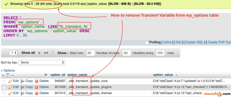 How To Auto Delete Wordpress Transient Variables How To Delete All Transient Objects • Crunchify