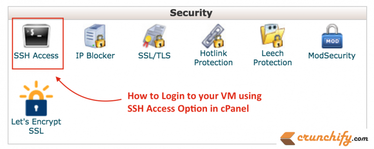 How to SSH-Login to your Shared Hosting Account using 'SSH Access' Utility in cPanel? • Crunchify