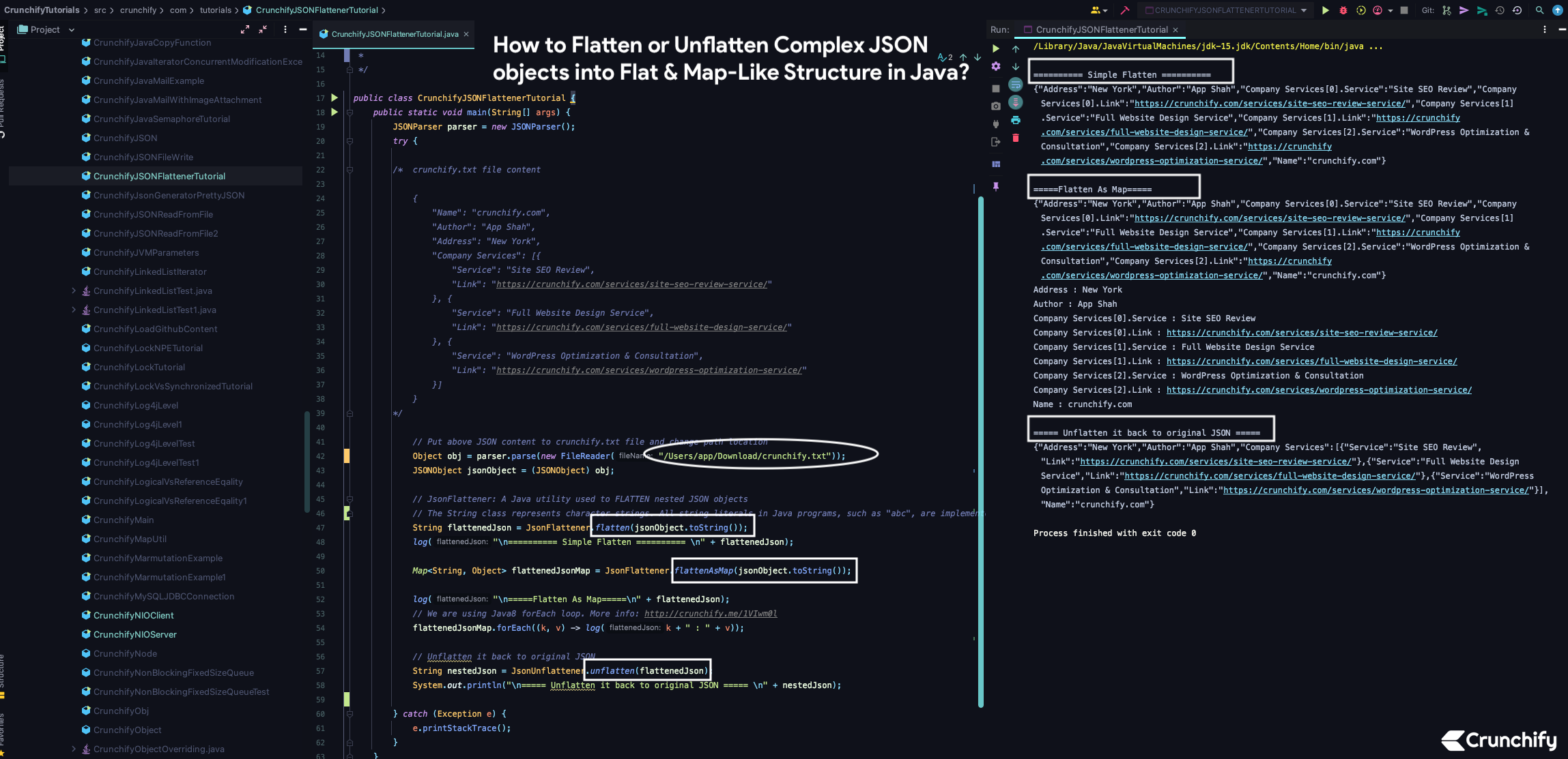How To Flatten Or Unflatten Complex JSON Objects Into Flat Map Like 