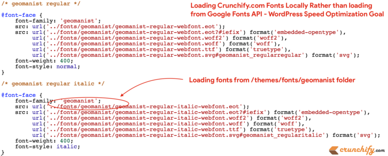 How to Load WordPress Fonts locally rather making call to Google's ...
