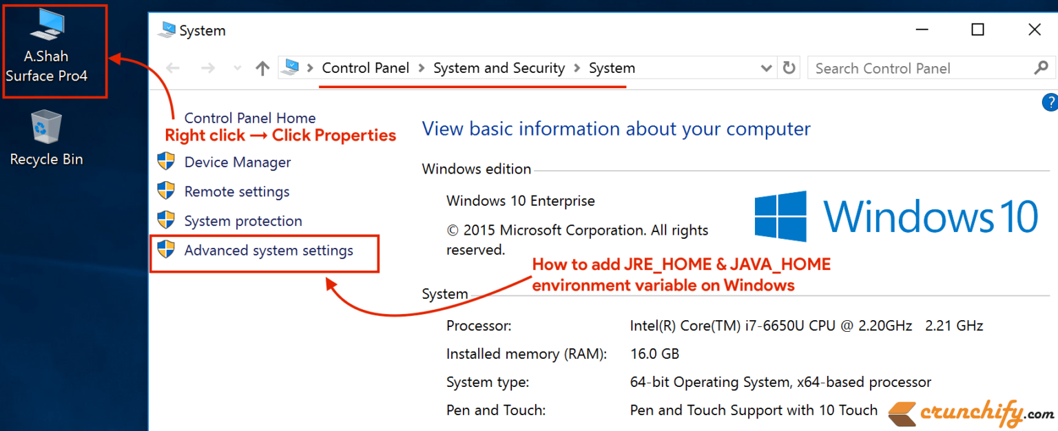 How To Setup Configure JAVA HOME And JRE HOME Environment Variables On