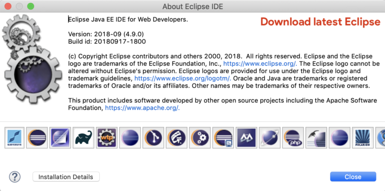 Eclipse Cocoa: Version 4.9.0 Released - Hands on • Crunchify