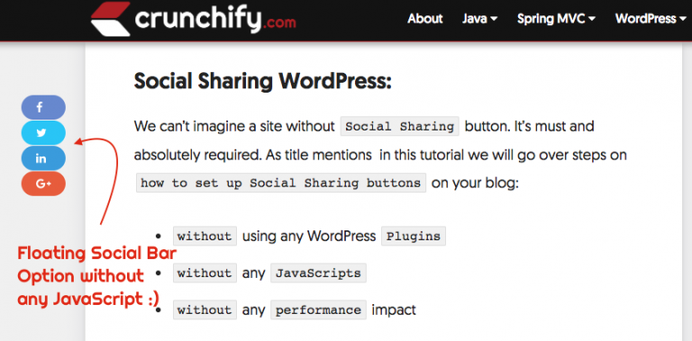 Optimized Sharing Premium • Crunchify
