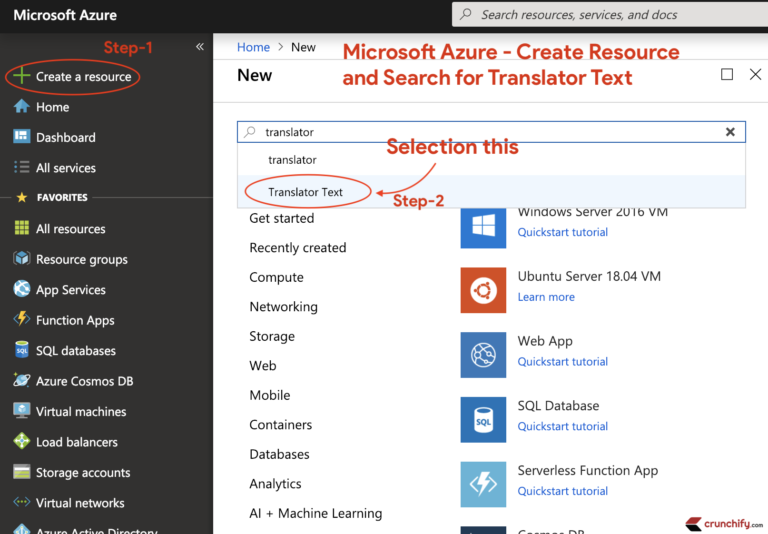 Microsoft Azure Translator Text API Java Tutorial (v3.0) & Azure SignUp ...