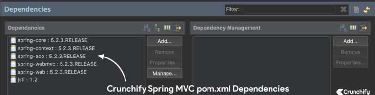 Simplest Spring MVC Framework Tutorial - Hello World Example with UI (JSP) Page • Crunchify