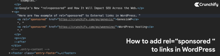 How to add rel=sponsored or rel=nofollow attributes to all External ...