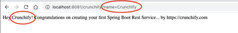How to create simplest Spring Boot Rest Service listening on port 8081? • Crunchify
