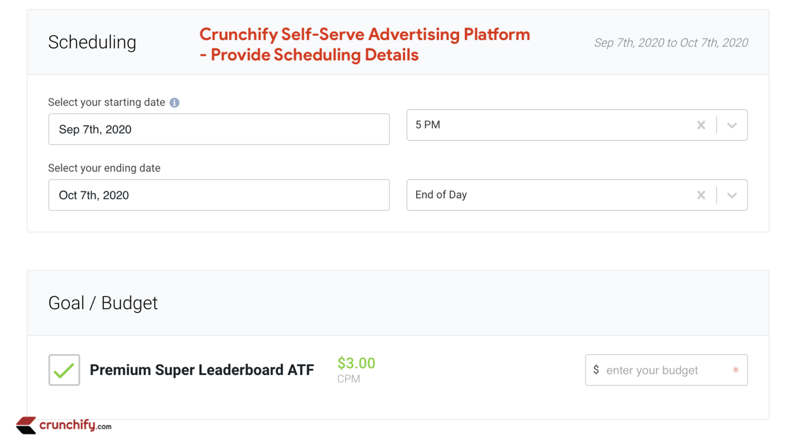 Introducing Self-Serve Advertising Platform on Crunchify • Crunchify