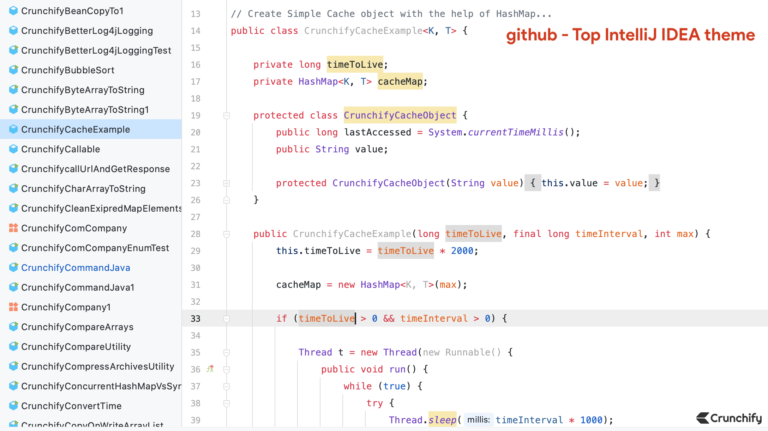 IntelliJ IDEA - Top 5 Themes • Crunchify