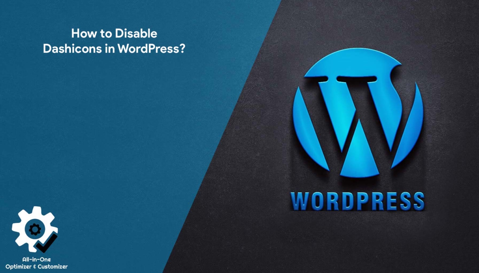 How to Disable Dashicons in WordPress? • Crunchify