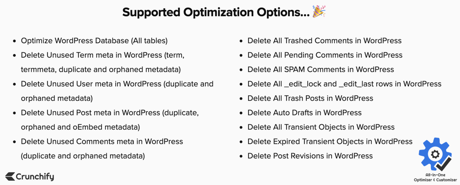 Introducing Crunchy Booster - Simplest WordPress Optimizer & Customizer ...