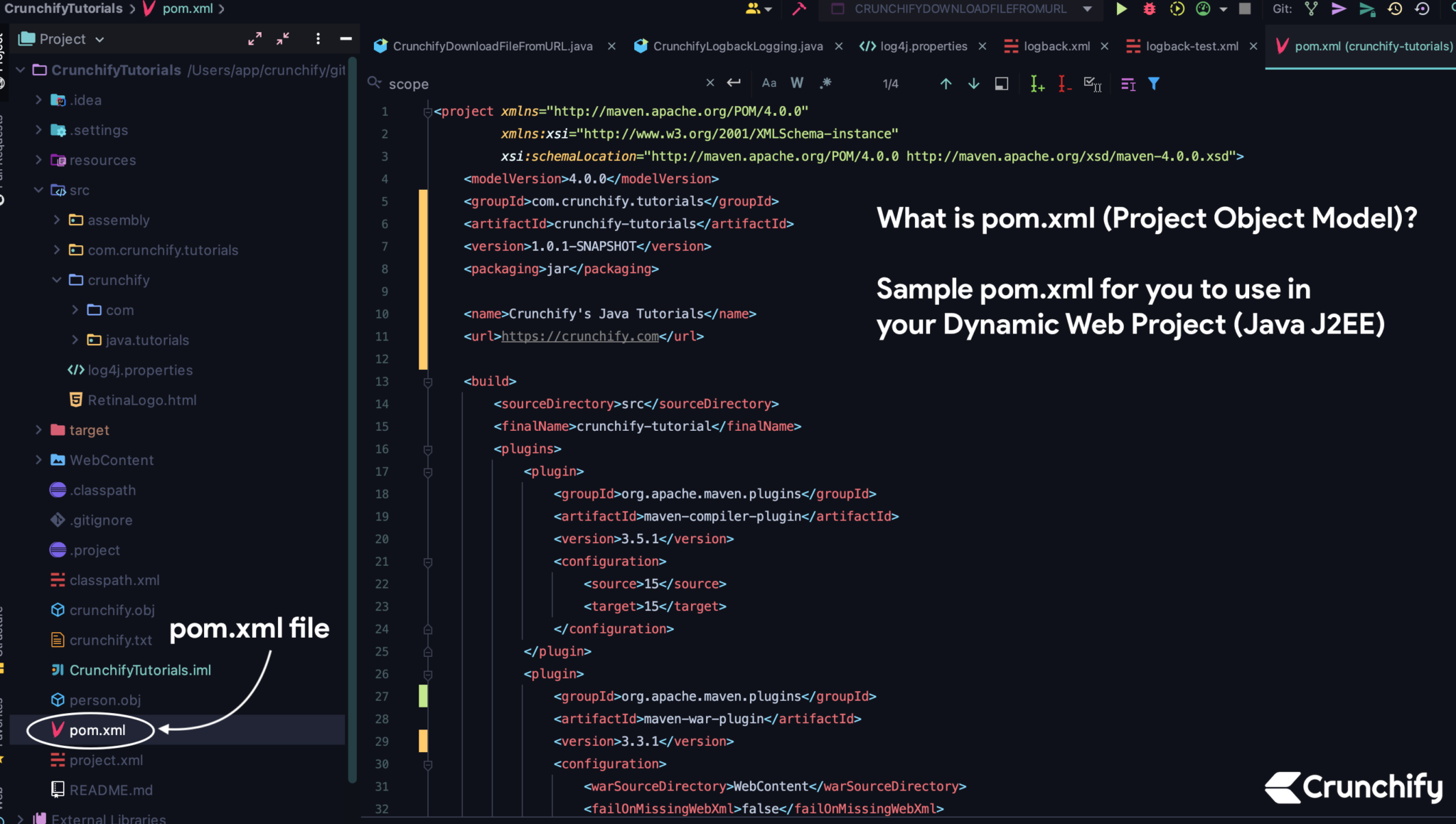 What is pom.xml (Project Object Model)? Sample pom.xml for you to use ...