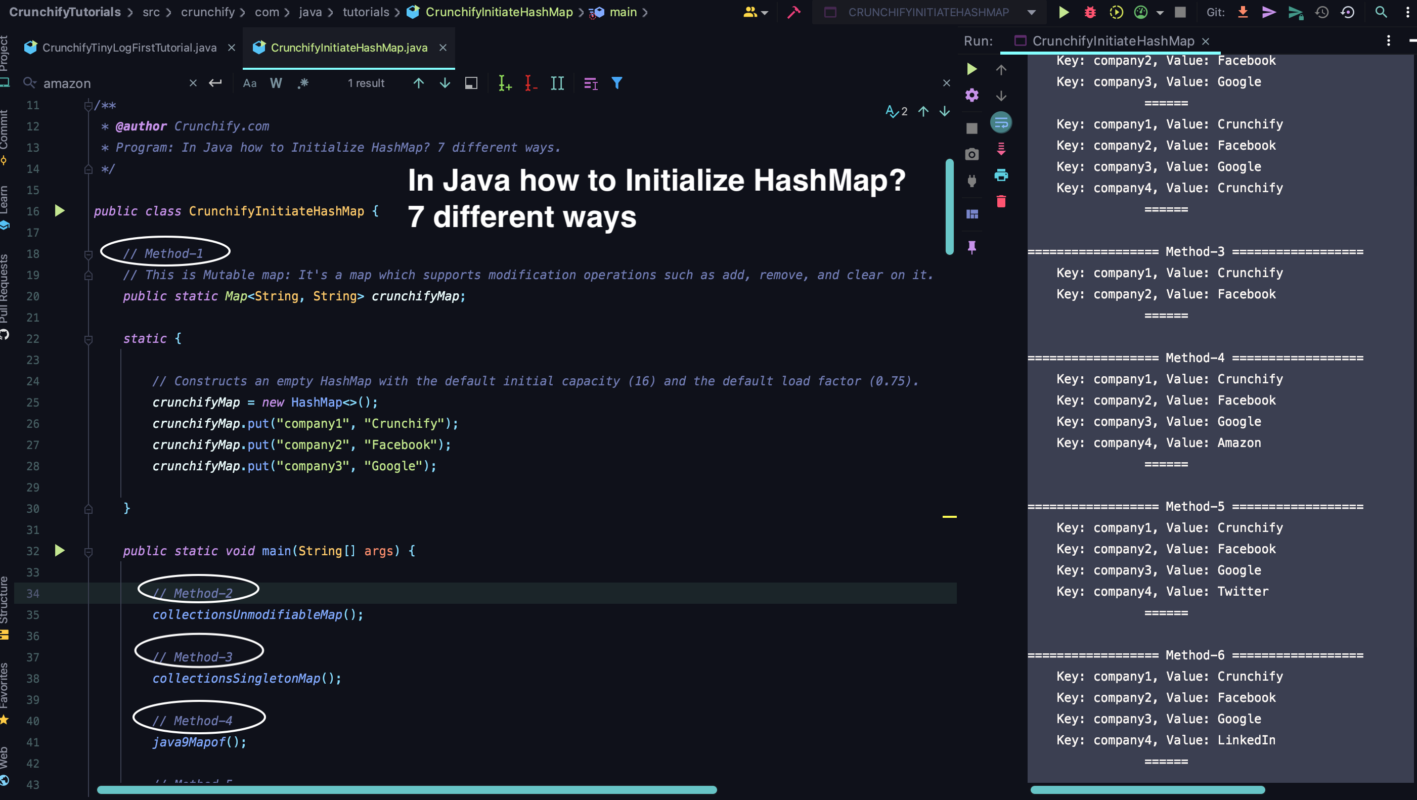 In Java How To Initialize HashMap 7 Different Ways Crunchify
