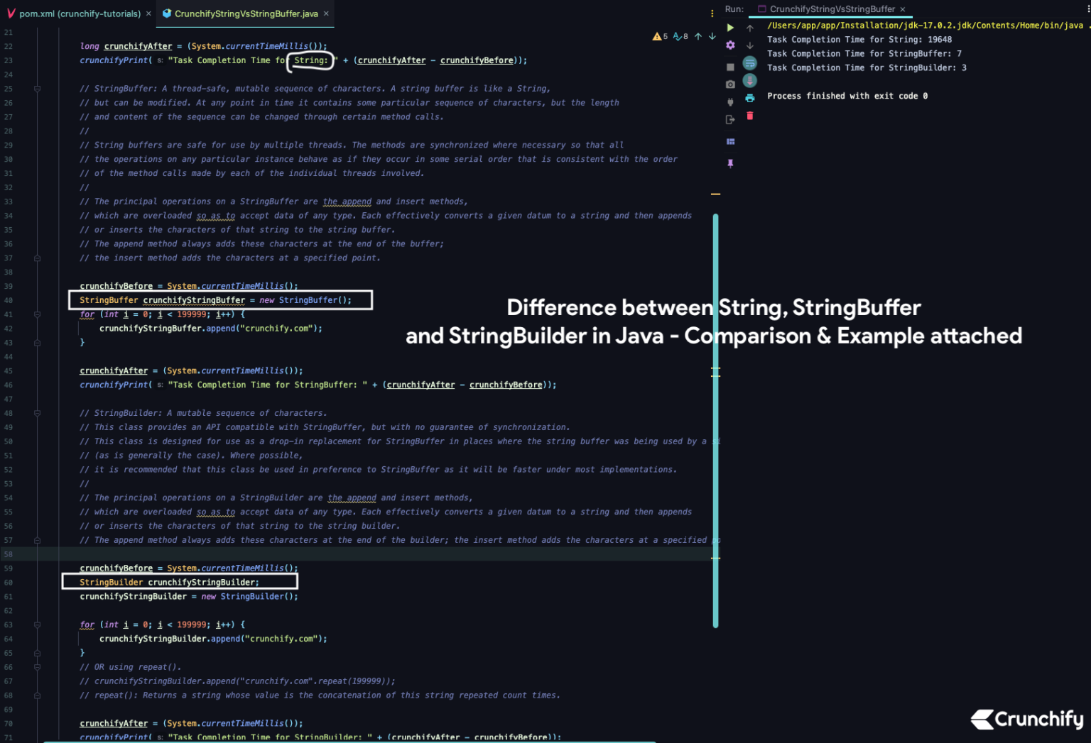 Difference Between String StringBuffer And StringBuilder In Java