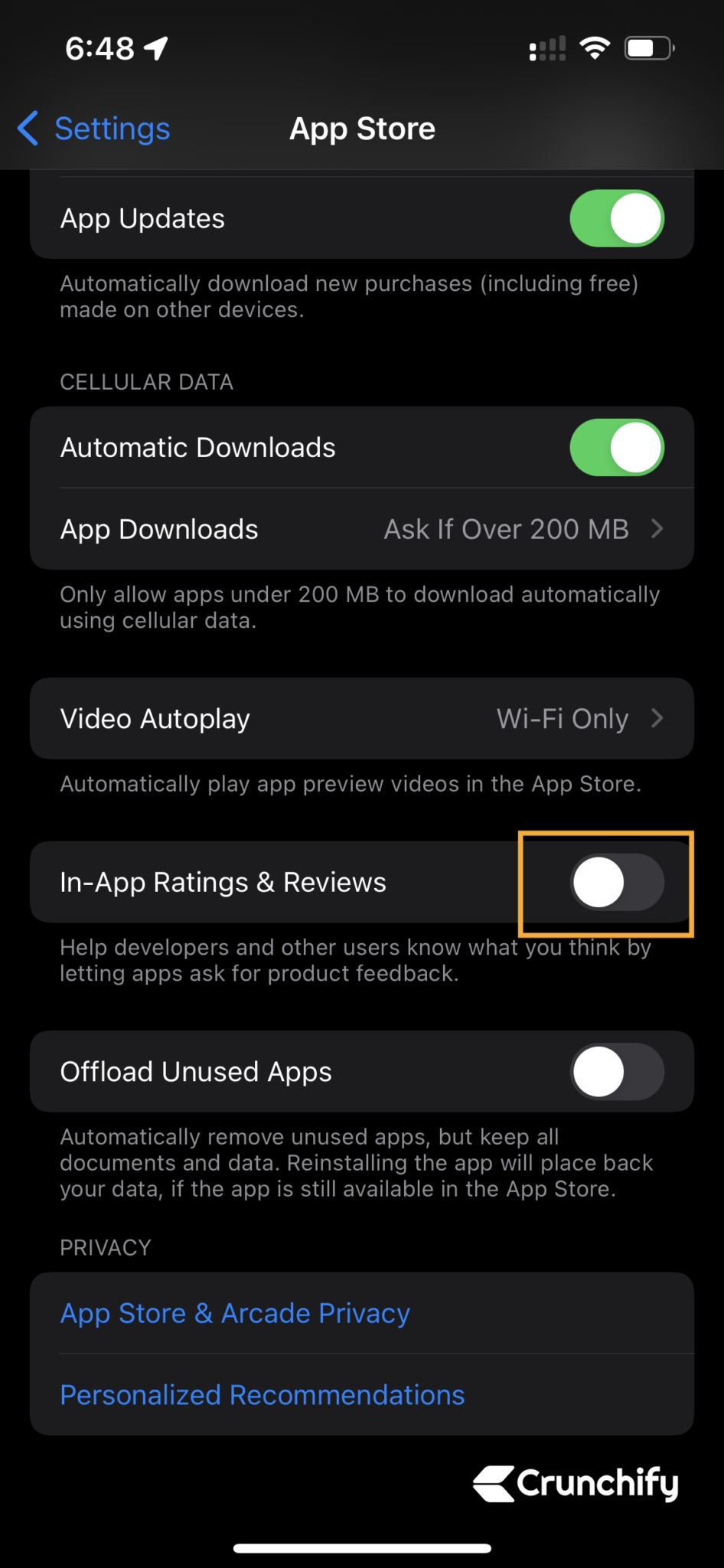 10 iPhone iOS Settings You Need To Turn Off Now! • Crunchify