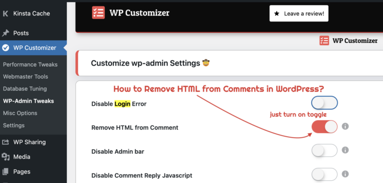 How to Remove HTML from Comments in WordPress? • Crunchify