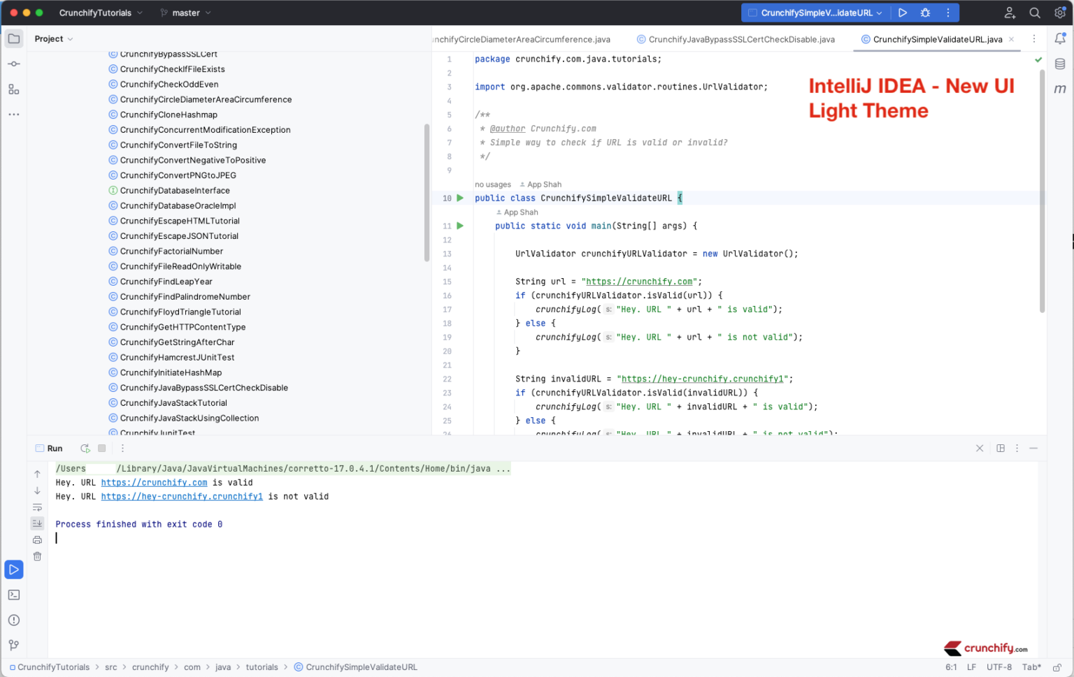 IntelliJ IDEA - new UI is awesome. How to enable it? • Crunchify