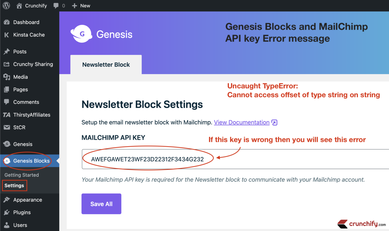 How to fix WordPress Error: Uncaught TypeError: Cannot access offset of type string on string ...