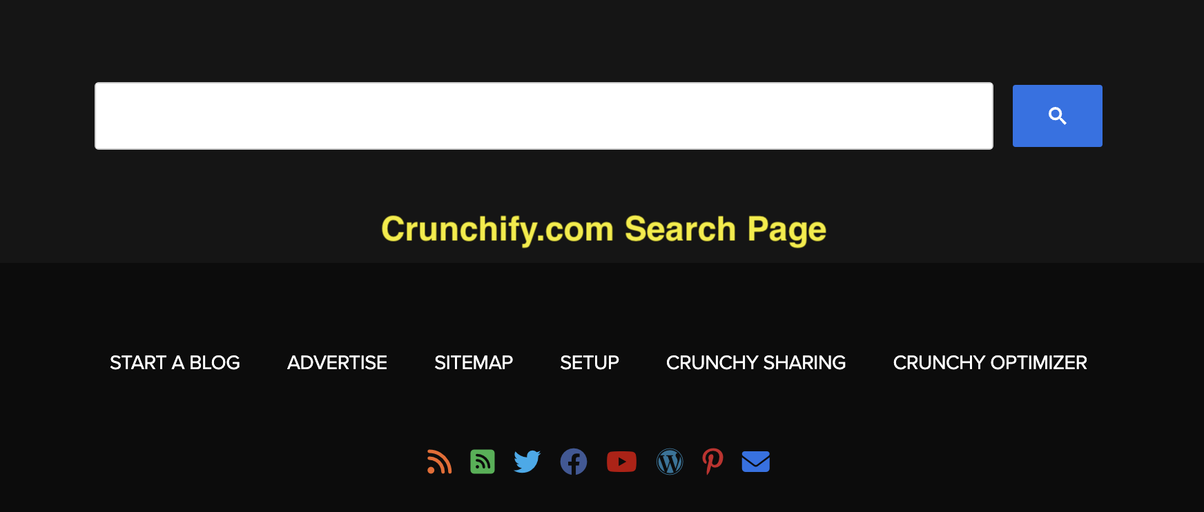 Search Articles on Crunchify • Crunchify